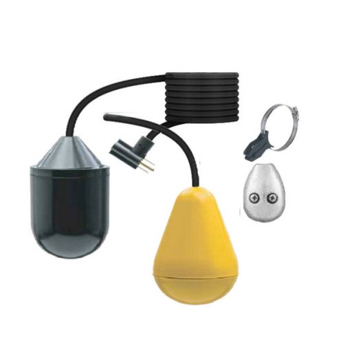 SPS-Series Sump Pump Float Switch – Wide Angle, 20 Ft Cord, 13A, 120 ...
